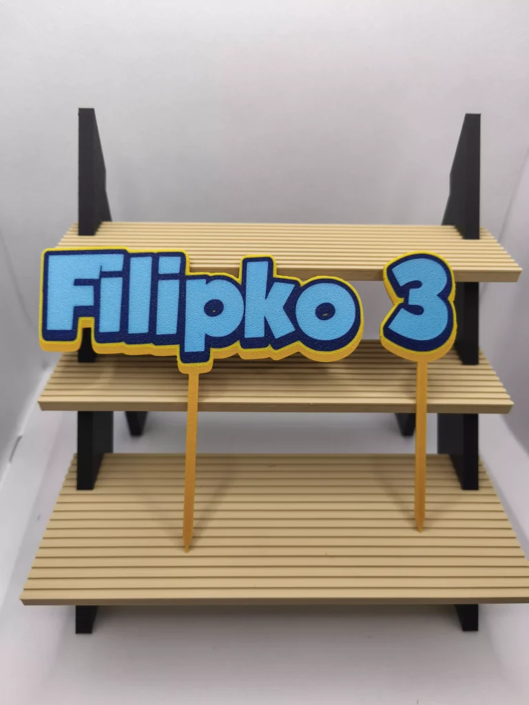 Meno s číslom v štýle Paw Patrol - 3Dprintrg